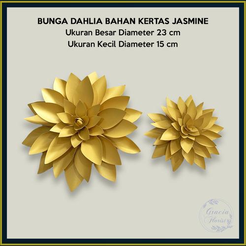 Jual Bunga Kertas Dahlia/Paper Flower utk Dekorasi/Backdrop - Dongker ...