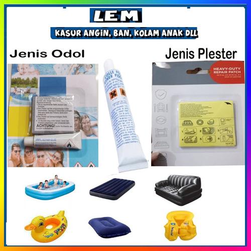 Jual Lem Tambal Ban Kolam Plastik Renang Anak Repair Kit Repair Kit ...