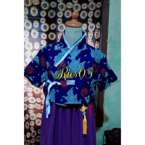 Jual New Ready Hanbok Set / Hanbok Batik/ Jeogori Batik / Inner Hanbok ...