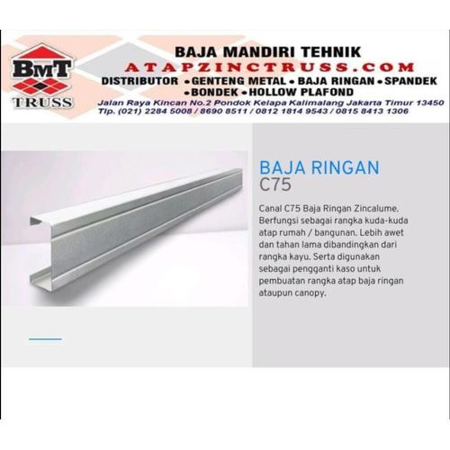 Jual Baja ringan C75.075 Zincalume G550 - Jakarta Timur - Atapzinctruss ...