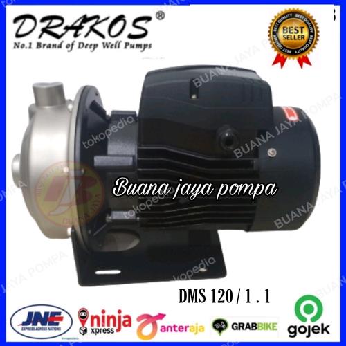 Jual POMPA DORONG DRACOS DMS120 POMPA CENTRIFUGAL STAINLES 1,1KW 1,5HP ...