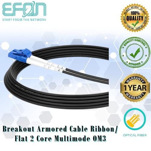 Jual Breakout Armored Cable Ribbon/Flat 2C Multimode OM3 w/Connector 10 ...