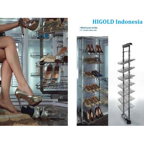 Jual HIGOLD - Revolving Shoe Rack 703261/Rak Sepatu Cabinet - Jakarta ...