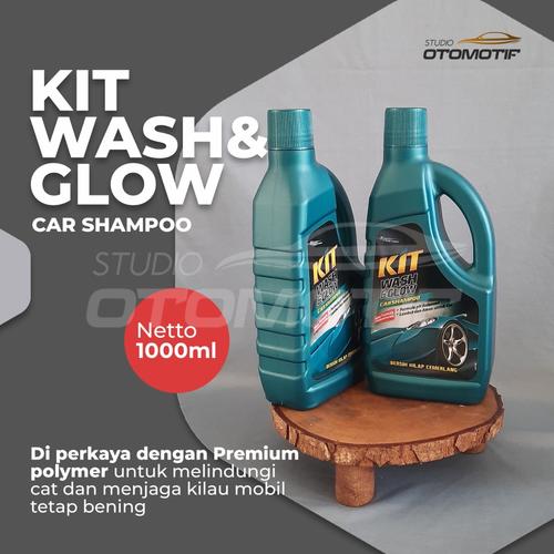 Jual SHAMPO MOBIL MOTOR KIT WASH GLOW KIT CAR SHAMPOO PREMIUM 1000ML ...