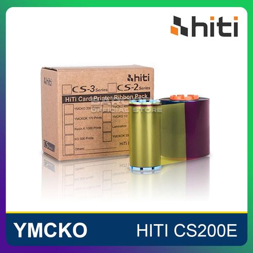 Promo RIBBON COLOR PRINTER HITI CS 200 - TINTA CS-2 SERIES YMCKO 400 ...