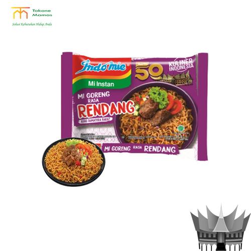 Jual Indomie Goreng Rasa Rendang Khas Sumatra Barat 91gr - Kota ...