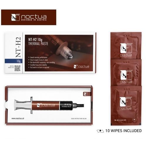 Jual Noctua NT-H2 10g Pro-Grade Thermal Compound Paste incl. Cleaning ...