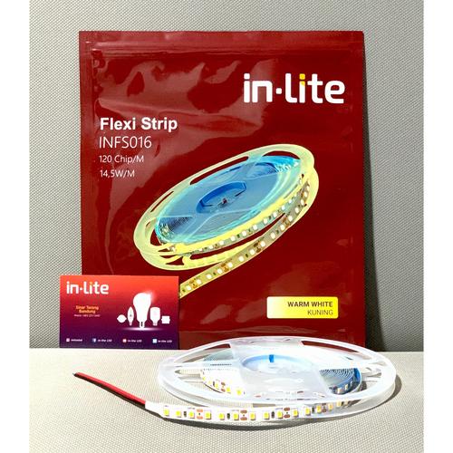 Jual FLEXI STRIP LIGHT LED INLITE 120 CHIP/M 14.5W/M IP20 DC 12V ...