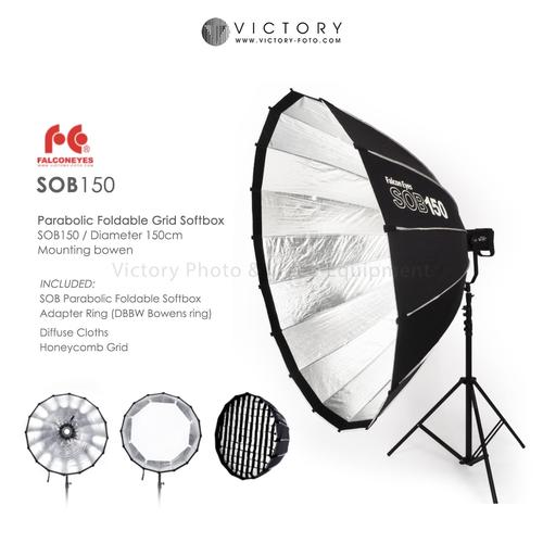 Promo Softbox parabolic FalconEyes SOB150 , FalconEyes Softbox ...
