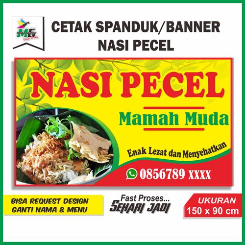 Jual Spanduk/Banner Nasi Pecel - Kab. Tasikmalaya - mudagrafika_id ...