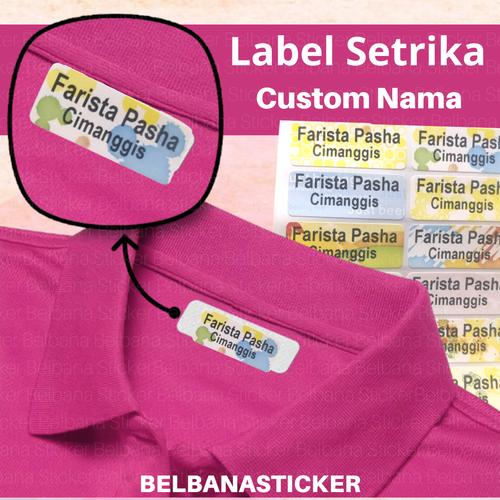 Jual Sticker Stiker Baju Setrika Tahan Cuci - Sticker Warna Warni - L-1 ...