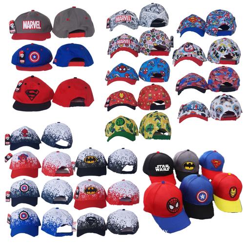 Jual Topi Baseball Anak Usia 2-7 tahun Spiderman Superman Batman ...
