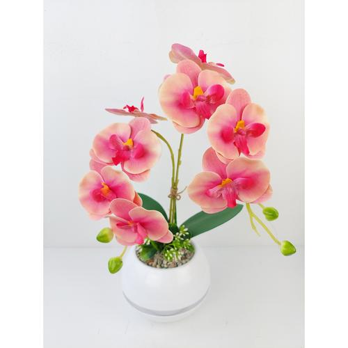 Jual Bunga anggrek palsu plastik hias imitasi artificial dekorasi ...
