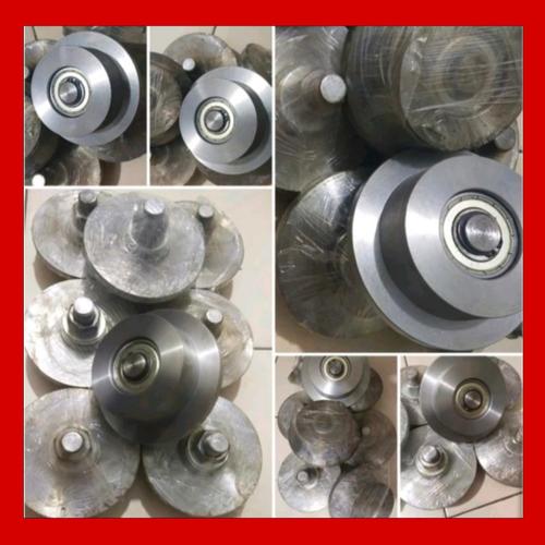 Jual Roda Lift Barang Premium Besi As Keras Rell UNP 120x55mm Atau WF ...