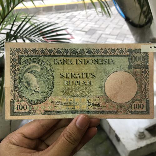 Jual Uang kuno 100 rupiah seri hewan tahun 1957kondisi bagus#1 - Kota ...