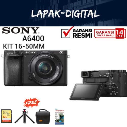 Jual Sony Alpha a6400 Kit 16-50mm Mirrorless - Sony a6400 GARANSI RESMI - Jakarta Pusat - Lapak ...