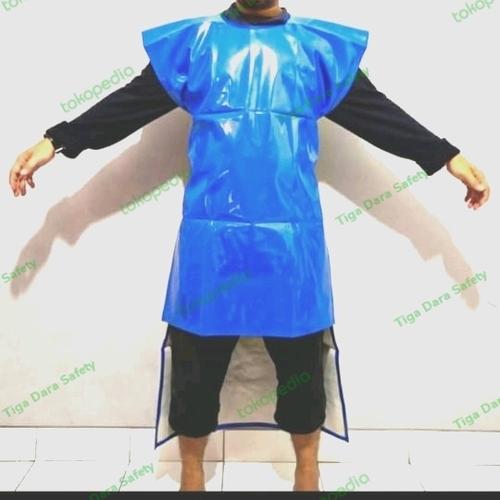 Jual Apron / Celemek Semprot PVC 2 Sisi warna Biru - Jakarta Barat ...