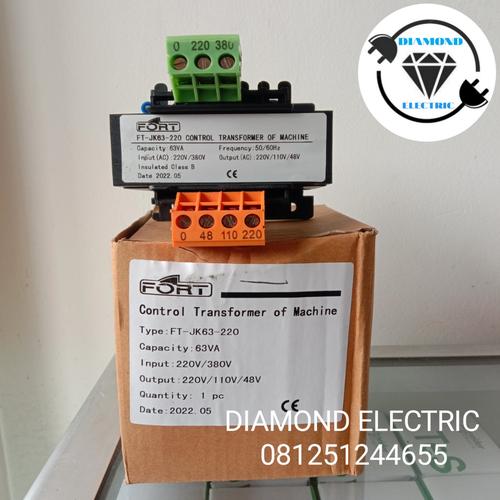 Jual Travo Step Down FORT FT-JK63-220 63VA OUTPUT 220V 110V 48V ...