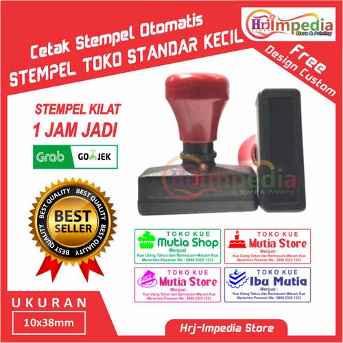 Jual Cetak Stempel Toko | Cetak Stempel 1 Warna Otomatis Logo custom ...
