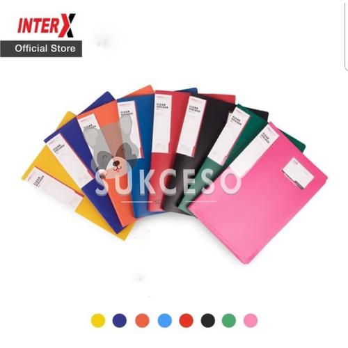 Jual Inter X Clear Holder Isi 20 Pocket Varian Warna-Warni/ Map Murah ...