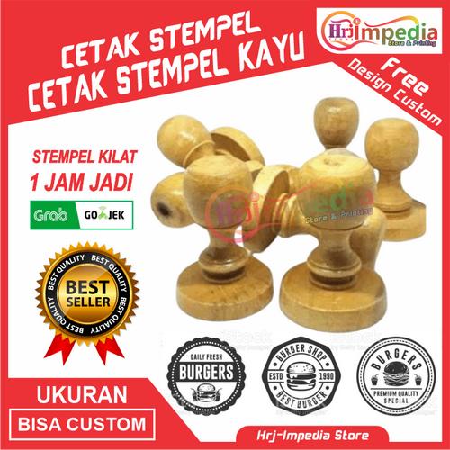 Jual Cetak Stempel Kayu Free Design Logo Stempel Custom | Stempel Biasa ...