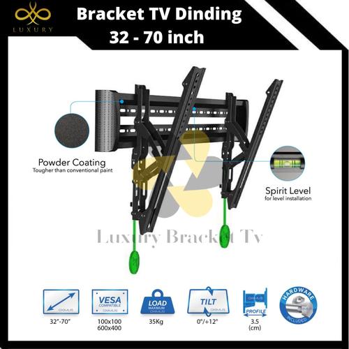 Jual BRACKET TV LED LCD MONITOR 32"-70" OXIMUS T610 WALL MOUNT TILT ...