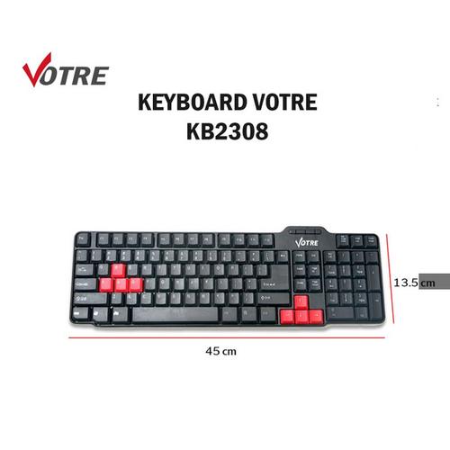Jual Keyboard Komputer PC USB Votre Hitam - Jakarta Selatan - BIB ...