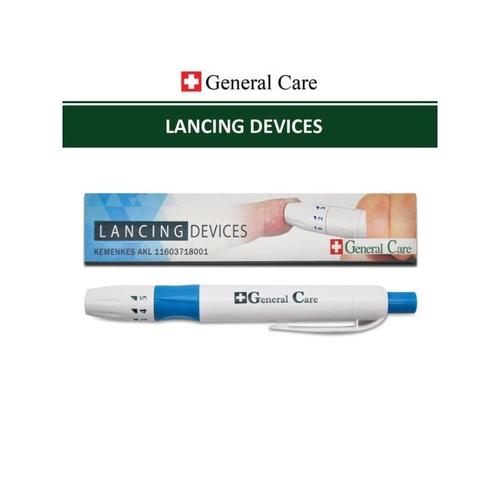 Jual PEN LANCING DEVICE GC / PENA LANCET BEKAM/ PENLET AMBIL CEK DARAH ...