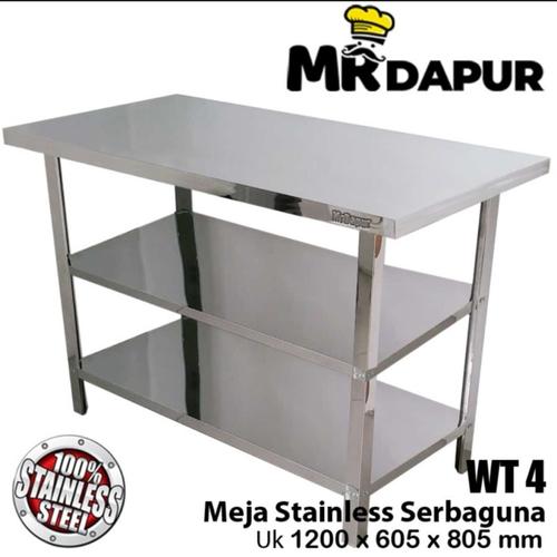 Jual MEJA KERJA WORK TABLE STAINLESS MR DAPUR WT4 - Kota Semarang - Mr ...