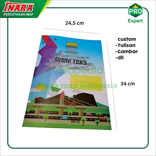 Jual cetak map kertas custom - Kota Bandung - inara map indonesia ...