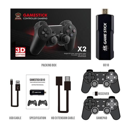 Promo Games Stick 4K Gen 2 HDMI TV RETRO Video Game Console wireless ...