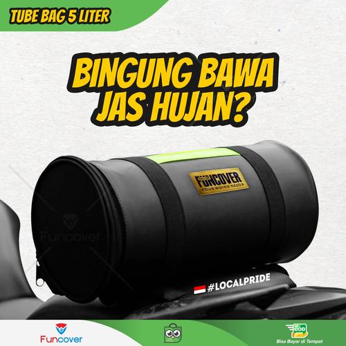 Promo Tabung Tas Jas Hujan Box Jok Tank Tube Bag Bagasi Motor FUNCOVER ...