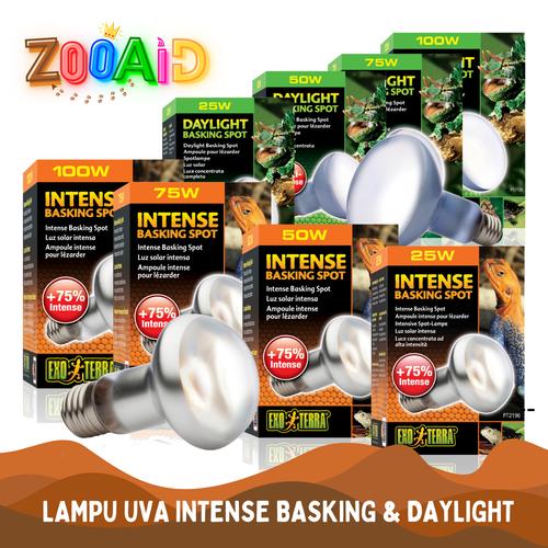 Jual LAMPU UVA EXOTERRA INTENSE DAYLIGHT BASKING PENGHANGAT REPTIL ...