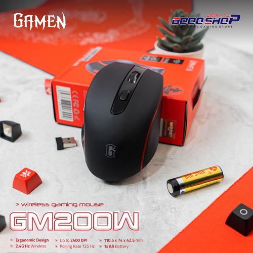 Jual GAMEN GM200W - Mouse Gaming Wireless - Jakarta Pusat ... Jual GAMEN GM200W - Mouse Gaming Wireless - Jakarta Pusat ...