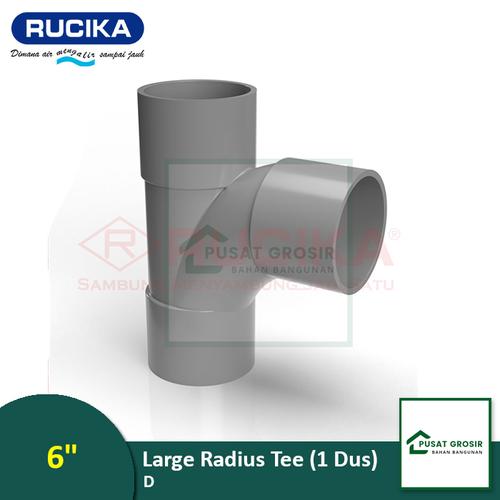 Jual Fitting Rucik Large Radius Tee 6" D Fitting Rucika Tee 6inch D (1 dus) - Jakarta Utara ...