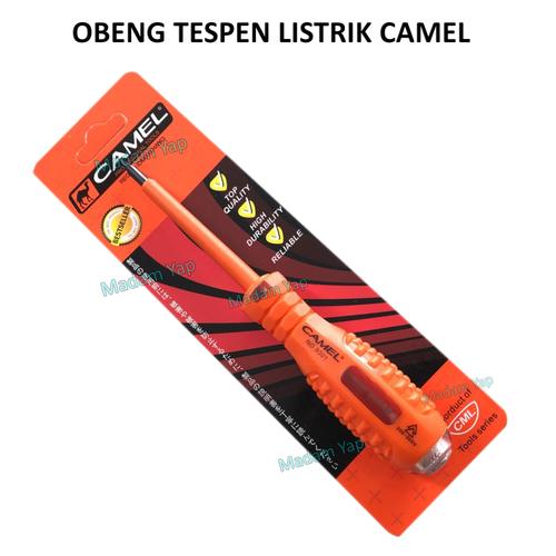 Jual OBENG TESPEN TEST TES PEN TESTPEN 200 500 V MIN 3 INCH LED KARET ...