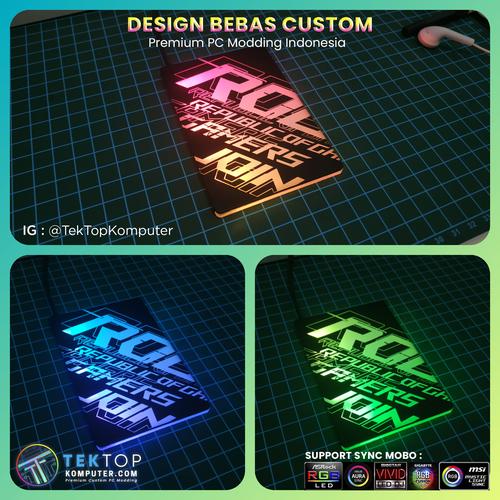 Jual Custom SSD Cover RGB Led Rainbow ARGB 3pin Acrylic Modding - NoLed ...