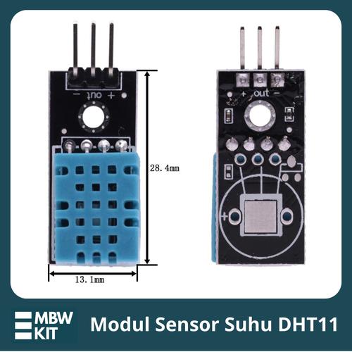 Jual Sensor Temperature DHT11 Modul Sensor Suhu dan Kelembaban Udara ...