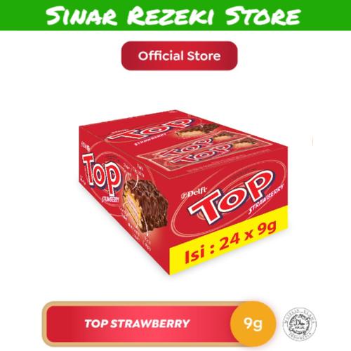 Jual Wafer Coklat TOP [9gr x 24pcs] / Wafer Top / Delfi Top ...
