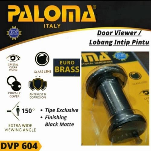 Jual Door Viewer Lubang Intip Pintu Paloma DVP 604 Hitam Black - Kota ...