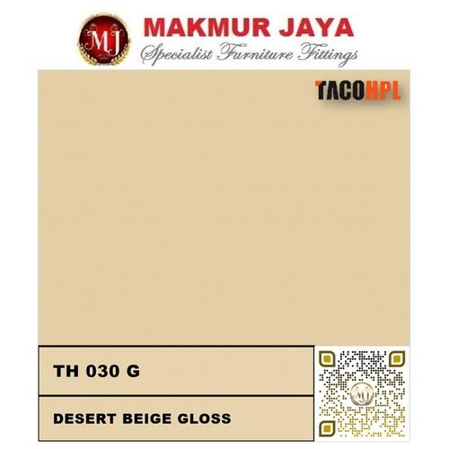 Jual HPL TACO TH 030 G DESERT BEIGE GLOSS I SOLID GLOSS - Kota ...