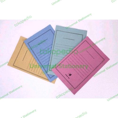 Jual Map Kertas Folio (Pack = 50 Lembar) / Map Kertas F4 / Stop Map ...