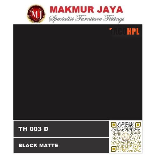 Jual HPL TACO TH 003 D BLACK MATTE I SOLID MATTE - Kota Tangerang ...