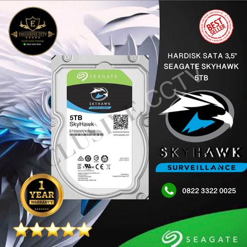 Promo HARDISK 5TB SEAGATE SKYHAWK 3,5" SATA HDD 5TB INTERNAL - Jakarta ...