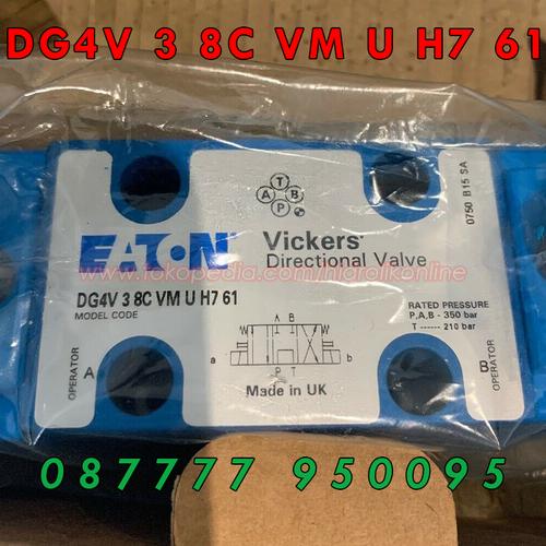 Jual SOLENOID VALVE VICKERS DG4V-3-8C-VM-U-H7-61 EATON DG4V38CVMUH761 24V - Jakarta Barat ...