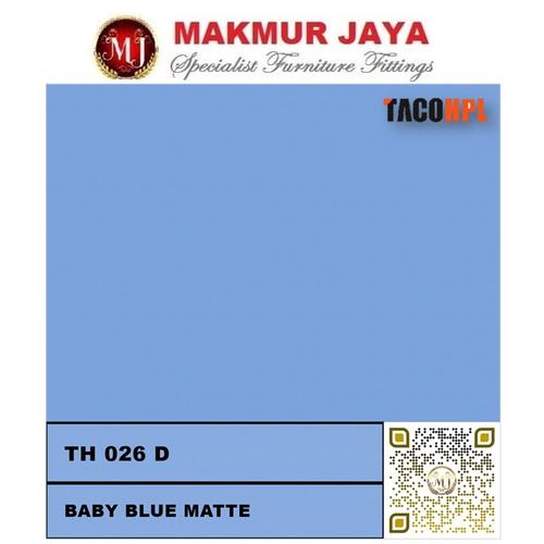 Jual HPL TACO TH 026 D BABY BLUE MATTE I SOLID MATTE - Kota Tangerang ...