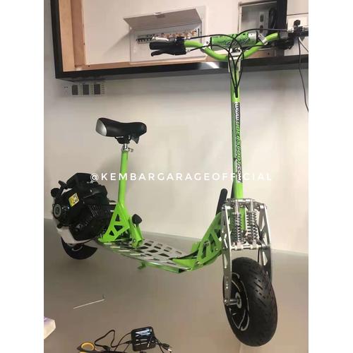 Jual Goped Scooter Engine Uber Scoot 72cc 2 Speed Skuter Bensin Model ...