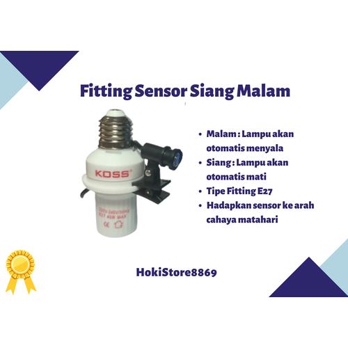 Jual Fitting Lampu Otomatis Sensor Cahaya Siang Dan Malam - Jakarta ...
