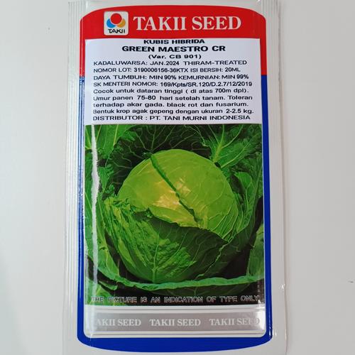 Jual Benih Kubis GREEN MAESTRO CR Takii Seed isi 20 ml - Kab. Malang - EJA Seed | Tokopedia