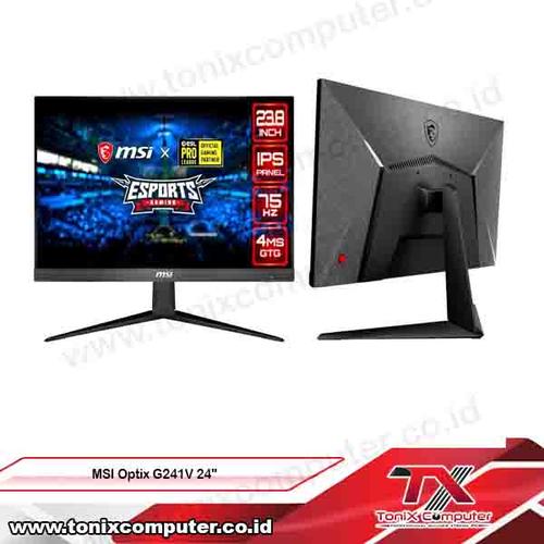 Promo MSI Optix G241V E2 24" FHD IPS 75Hz FHD 1ms Gaming Monitor Cicil ...